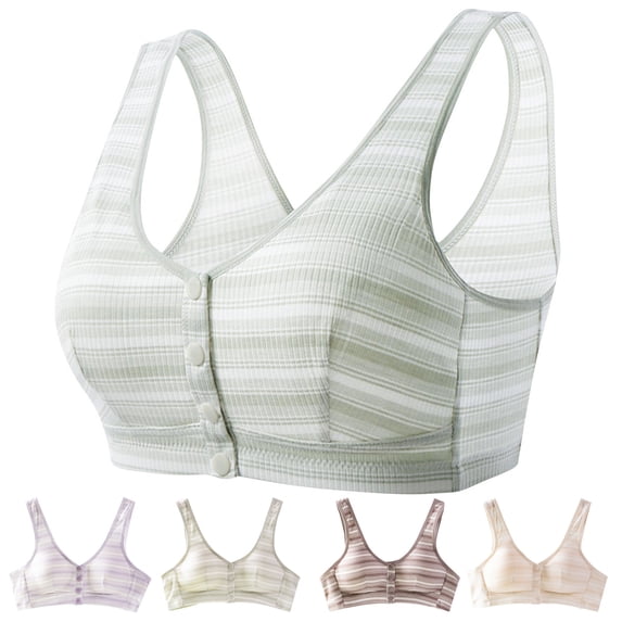 LangJing Front Closure Post Surgery Bra, Women's Mastectomy Wireless ...