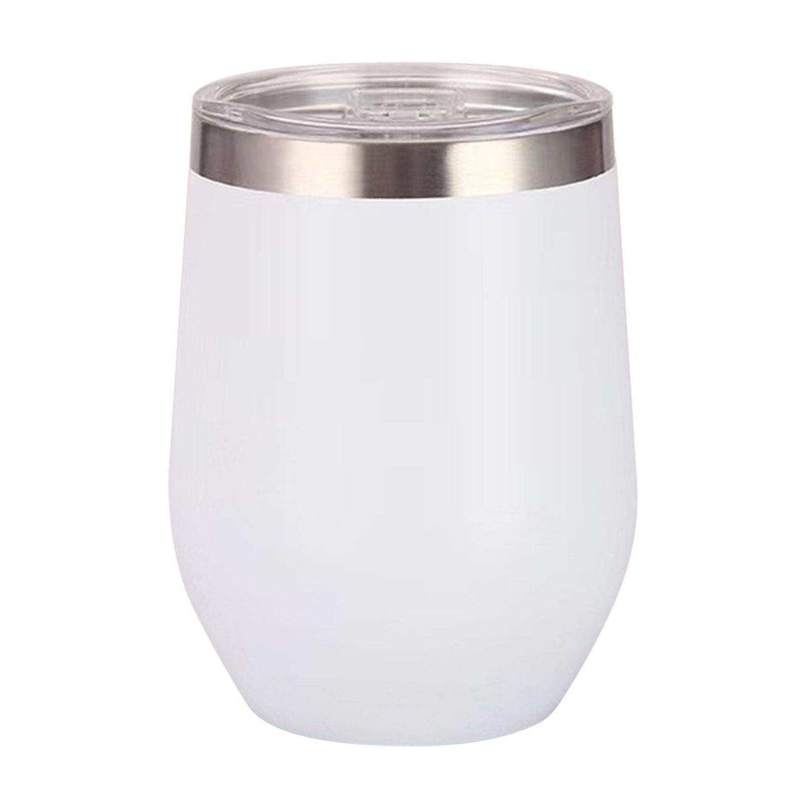 LangPing 9 oz Insulated Wine Tumbler with Lid and Straw,Stainless Steel ...