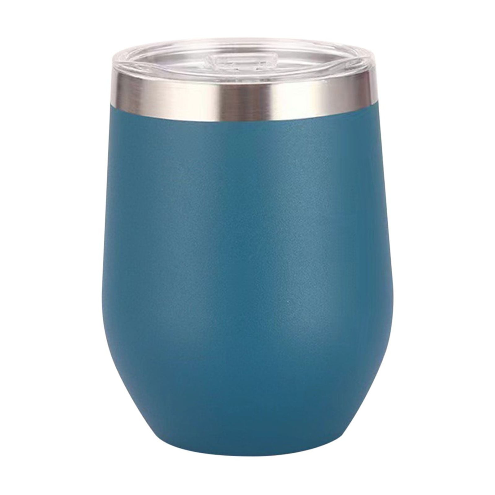 LangPing 9 oz Insulated Wine Tumbler with Lid and Straw,Stainless Steel ...