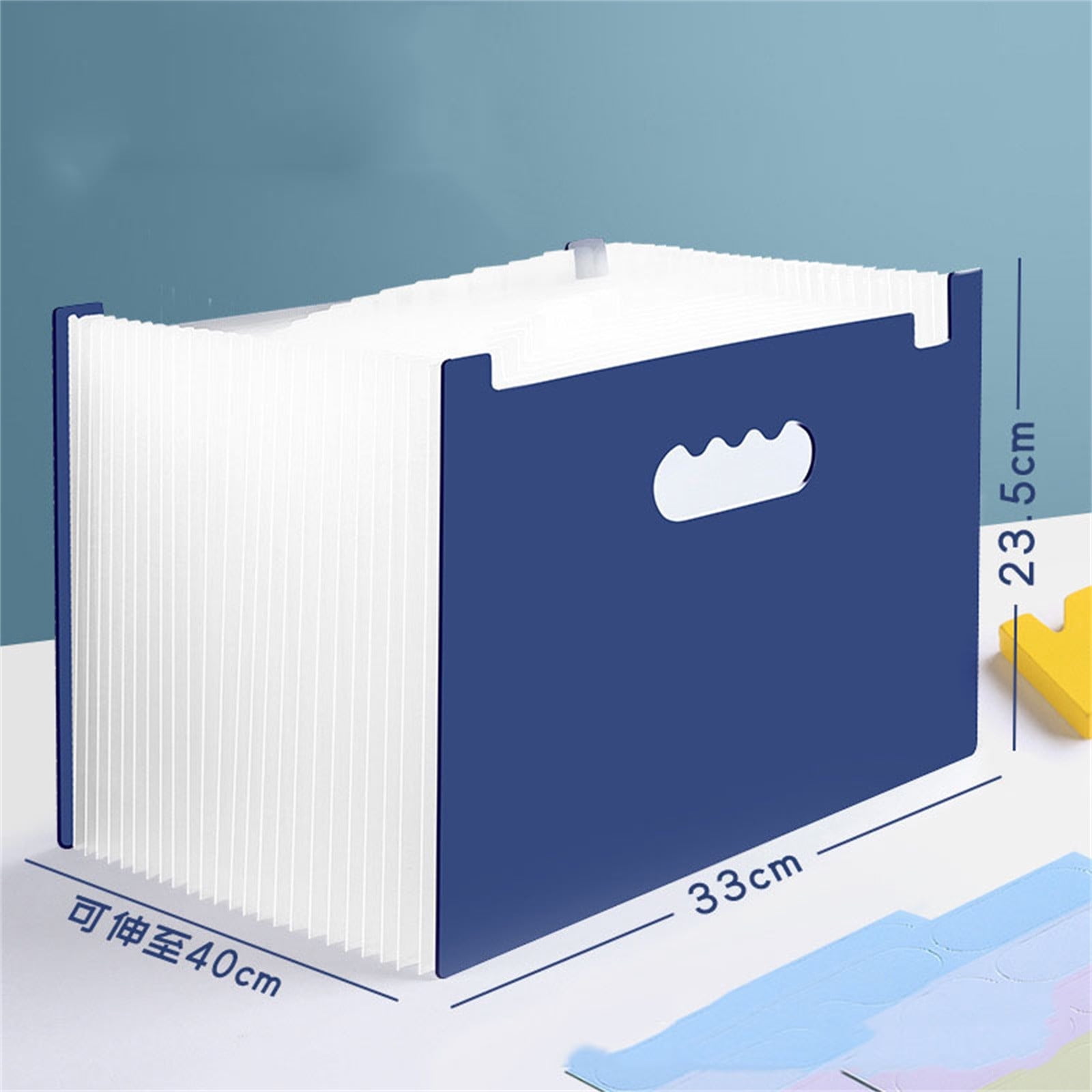 LangPing Accordion File Organizer With Hidden Handle, Portable 25 ...