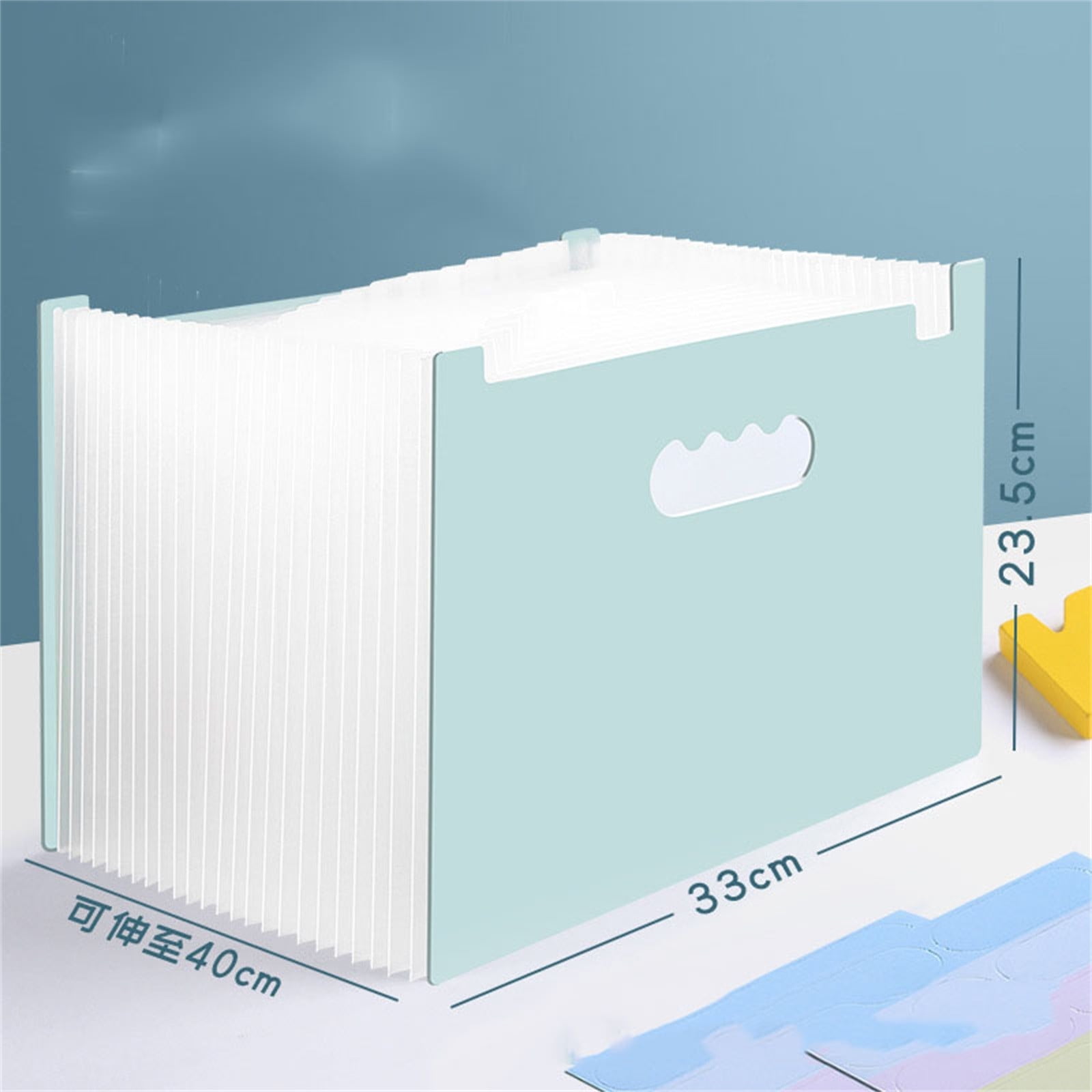 LangPing Accordion File Organizer With Hidden Handle, Portable 25 ...