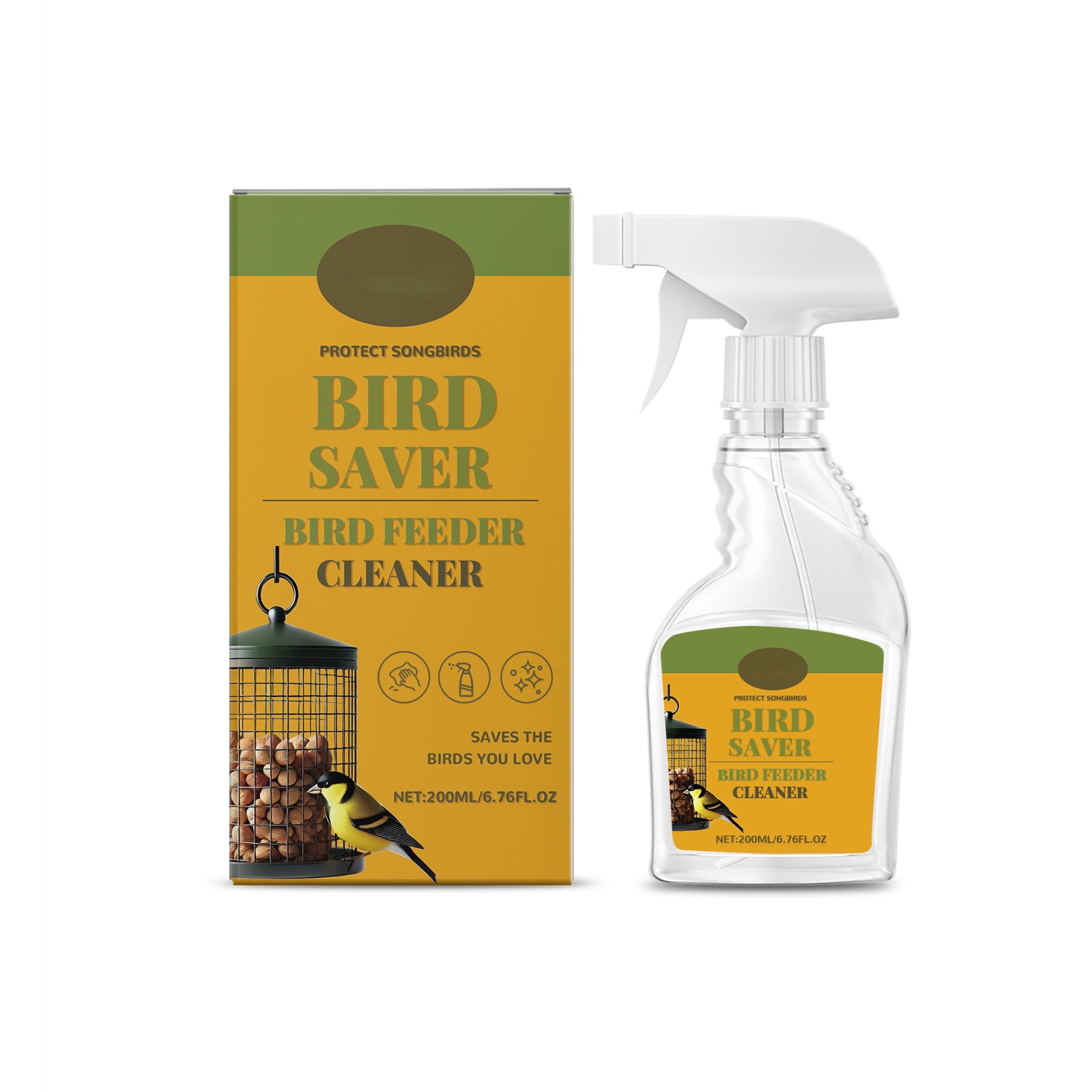 LangPing Bird Feeder Cleaner, Bird House and Bath Cleaner, Bird Cage ...
