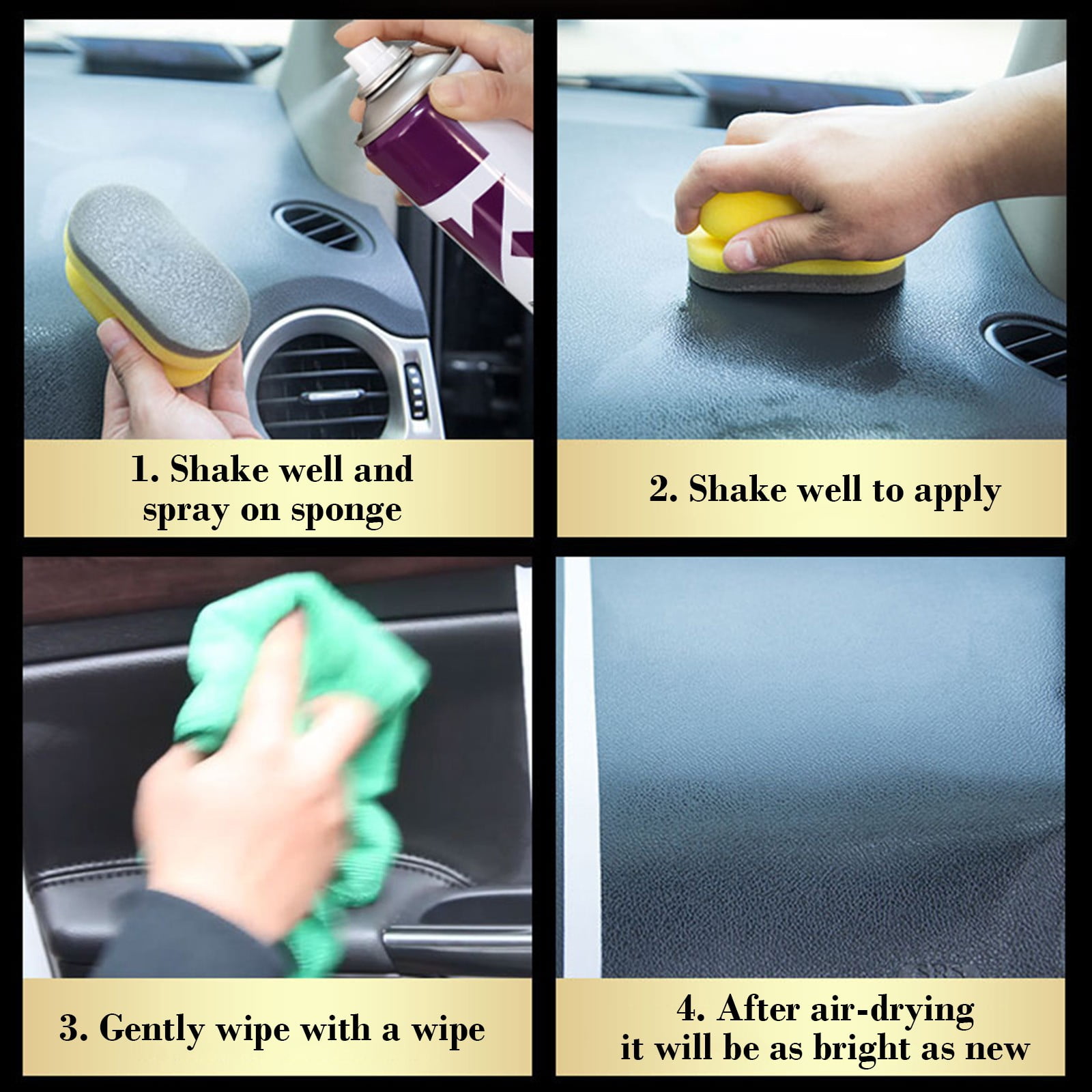 LangPing Car Rise Wax, Plastic Scratch Repair, Interior Polishing and ...