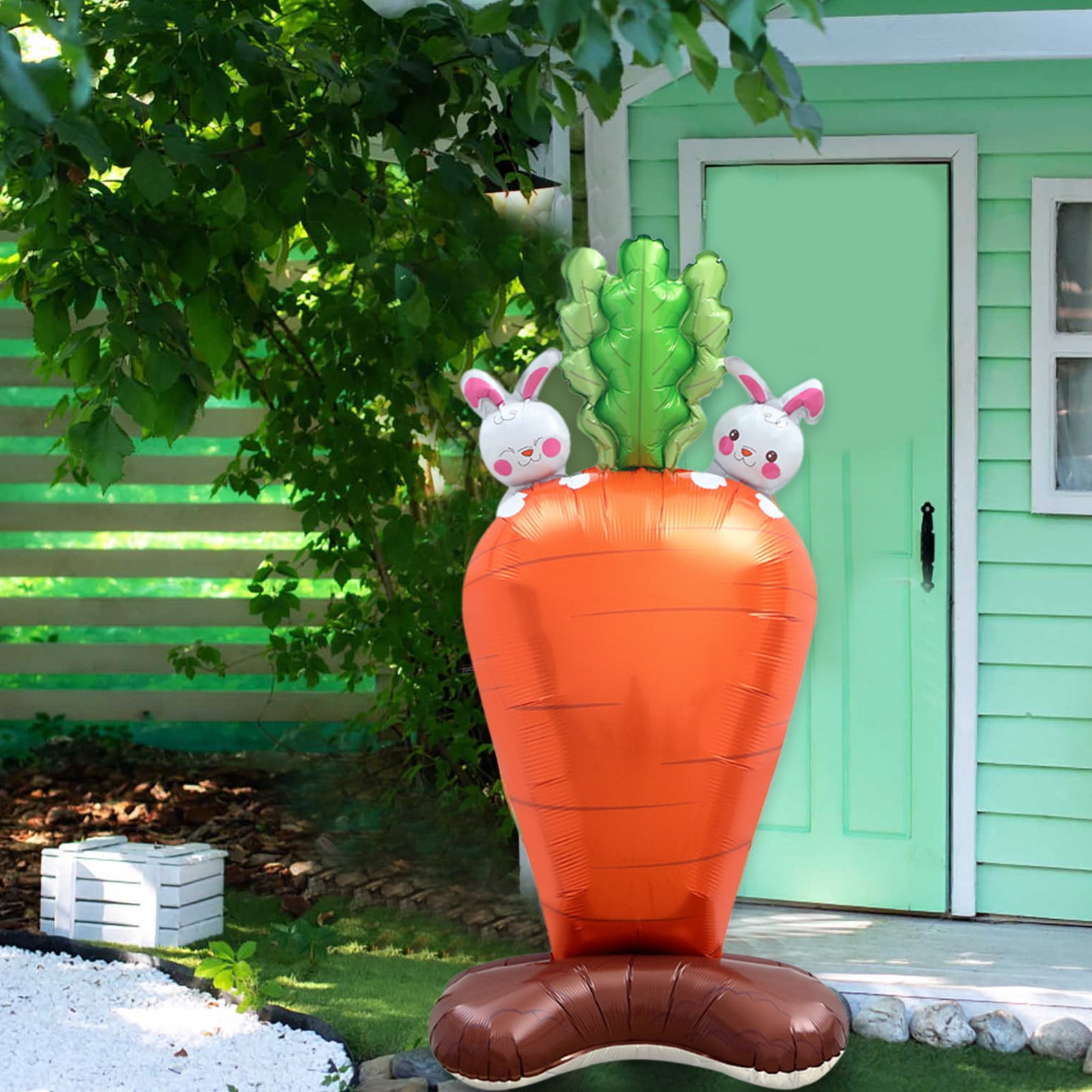 LangPing Easter Balloons, Large Easter Foil Balloons, Easter Bunny ...