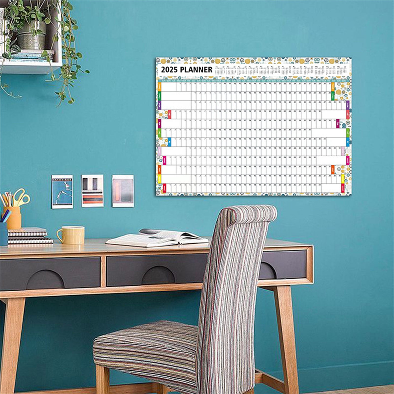 LangPing English Desk Calendar 2025, Simplified Daily Planner Memo ...
