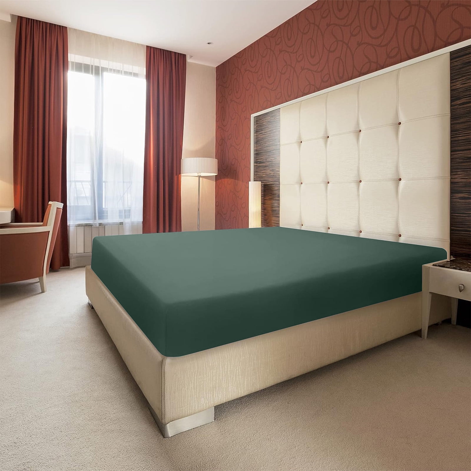 LangPing Full Size Sheet Non Slip All-Inclusive Mattress Soft Fiber ...