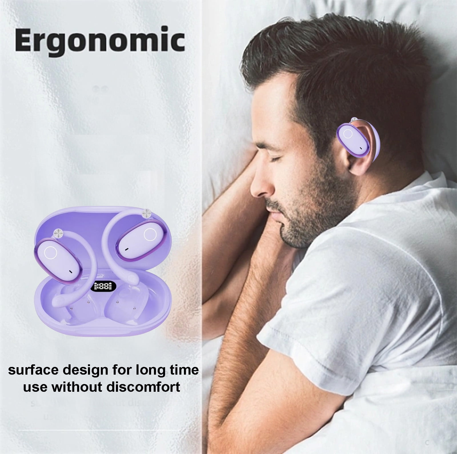 LangPing Hanging Ear Type Wireless Bluetooth Headphones Clearance, Low ...