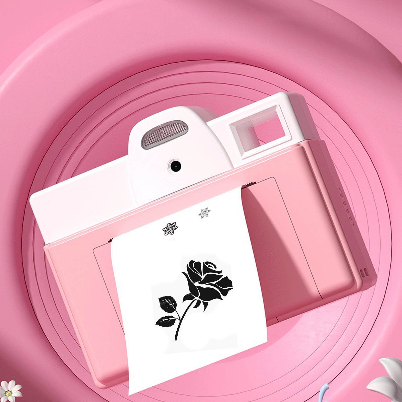 LangPing Kid'S Instant Print Camera High Definition Student Polaroids ...