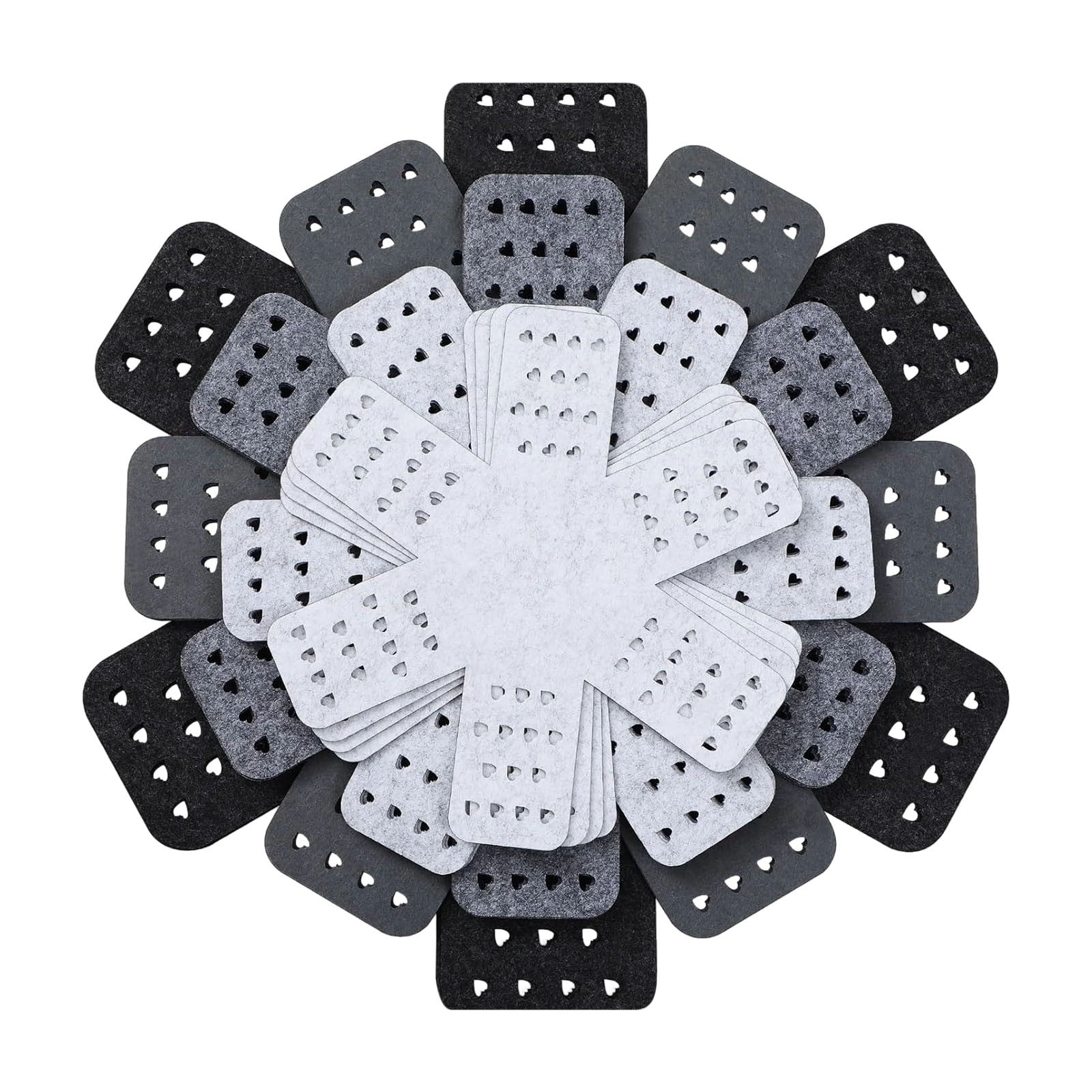 LangPing Pot and Pan Protectors, 12-Piece Set with 4 Different Sizes ...