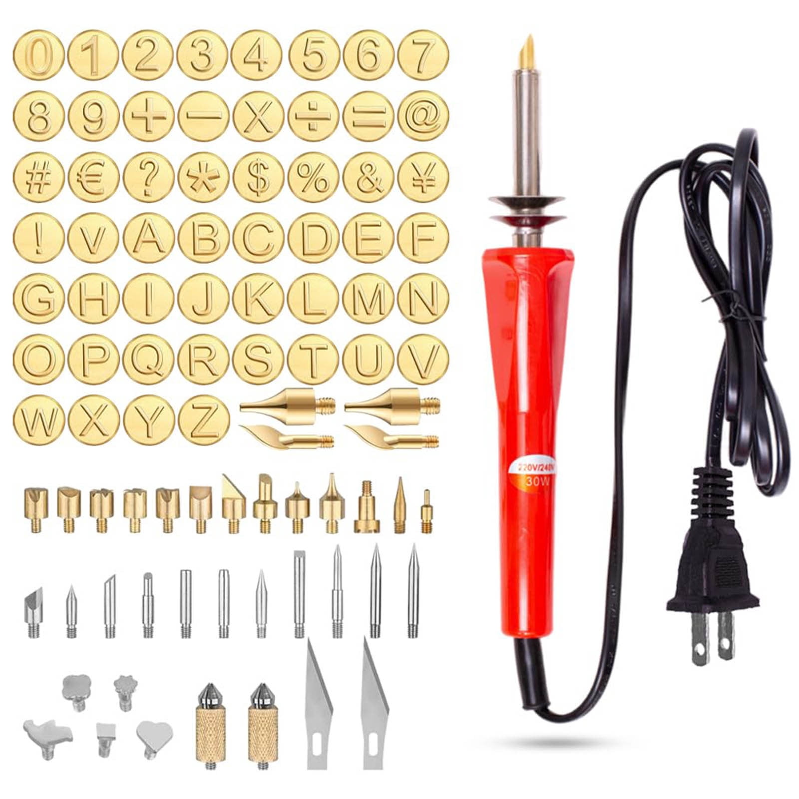 LangPing Wood Burning Kit with Letter, Upgraded Wood Burning Tool, Wood ...