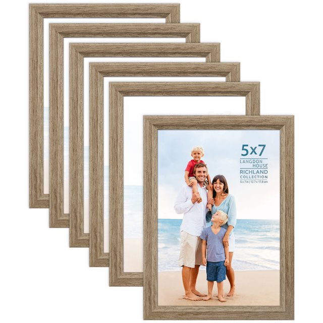 Langdon House 5x7 Fawn Brown Picture Frames, Modern Contemporary Style ...