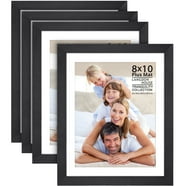 Langdon House 8x10 Eggshell Blue Real Wood Picture Frames with Gold ...
