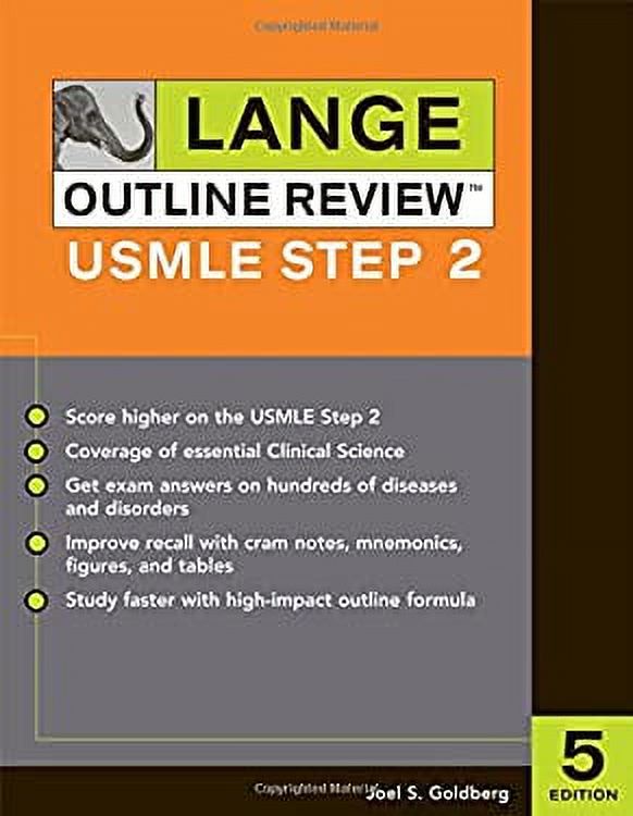 Pre-Owned Lange Outline Review : USMLE Step 2 9780071451925 - Walmart.com