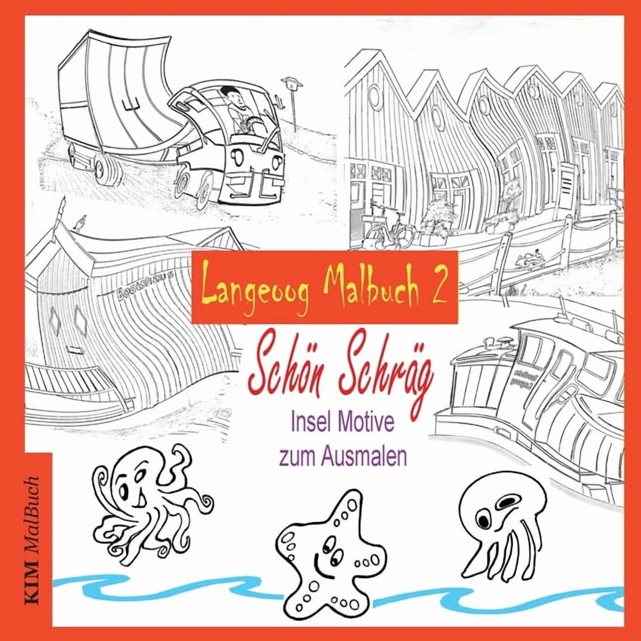 Langeoog Malbuch 2: Insel Motive zum Ausmalen, (Paperback) - Walmart.com