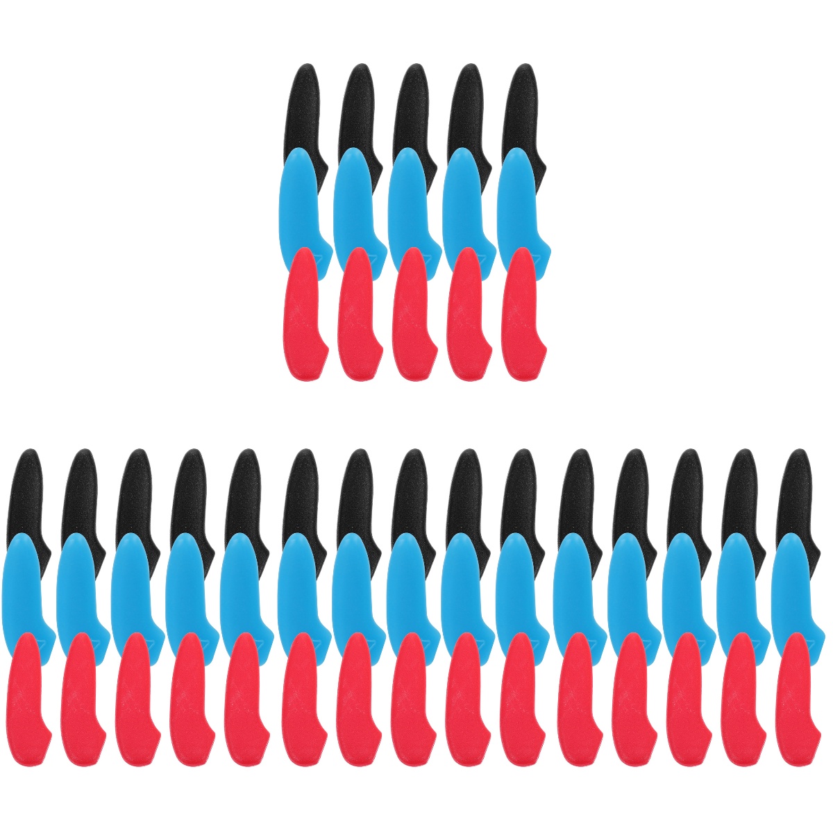 Langeriy 120 Pcs Flexible Tip End Caps Cutter Tips Blades Tip Sleeves ...