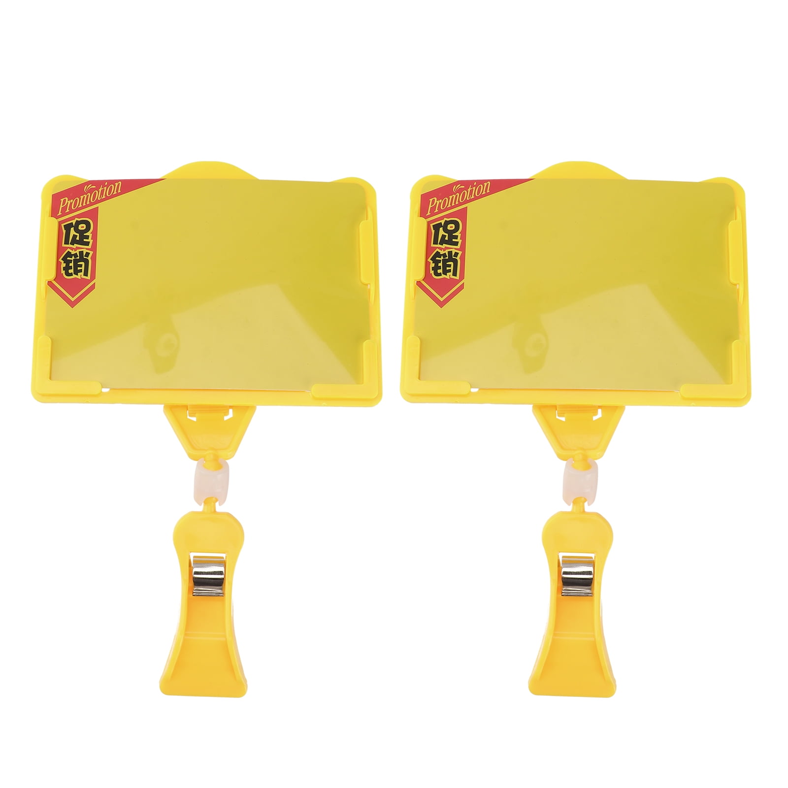 Langeriy 2 Pcs Erasable Price Tag Display Holder Supermarket Price ...