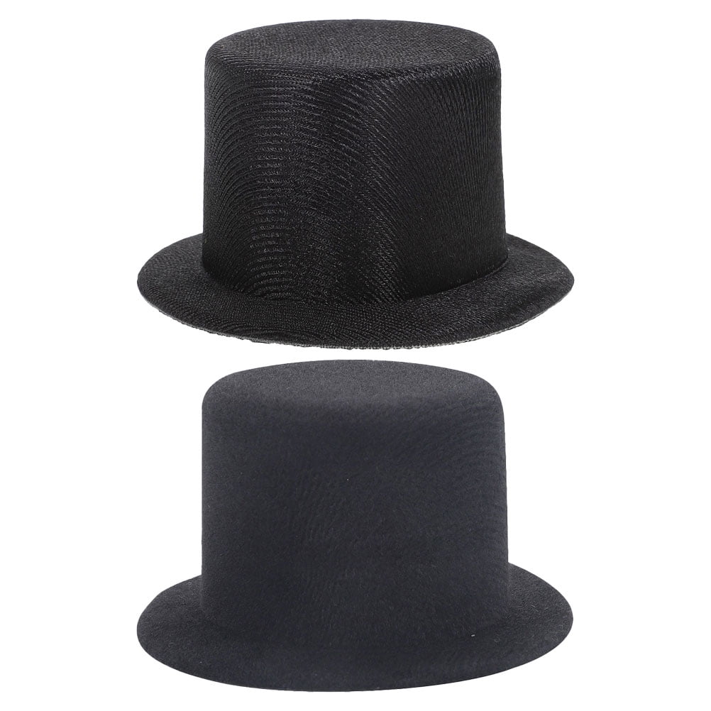 Langeriy 2Pcs Miniature Top Hat Small Magician Hats DIY Crafts ...