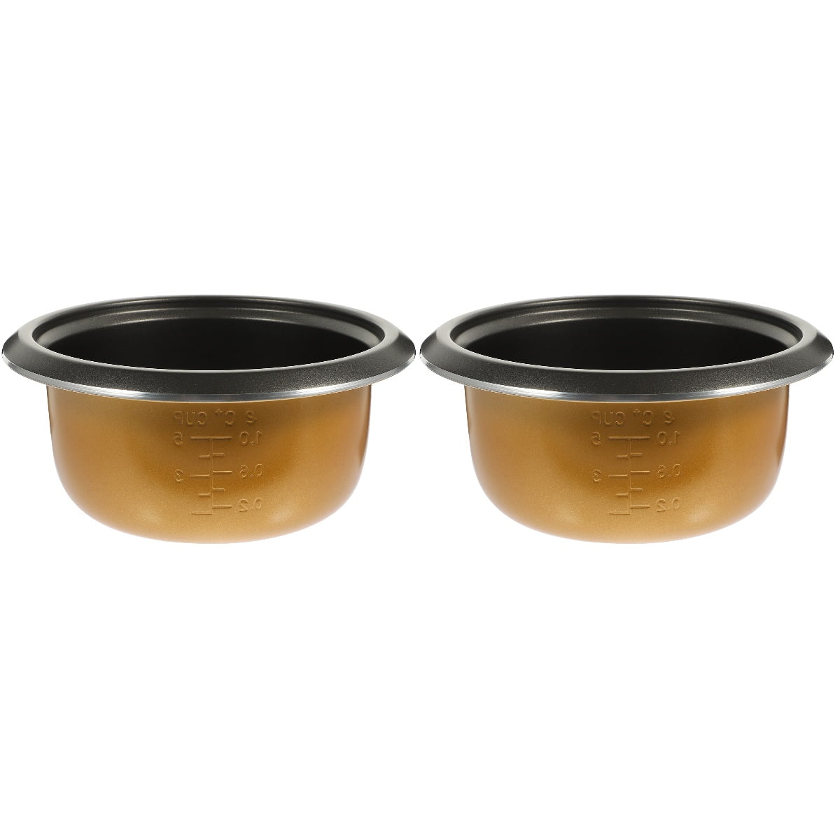 Langeriy 2pcs Rice Cooker Inner Pot Inner Cooking Pot Universal Inner ...