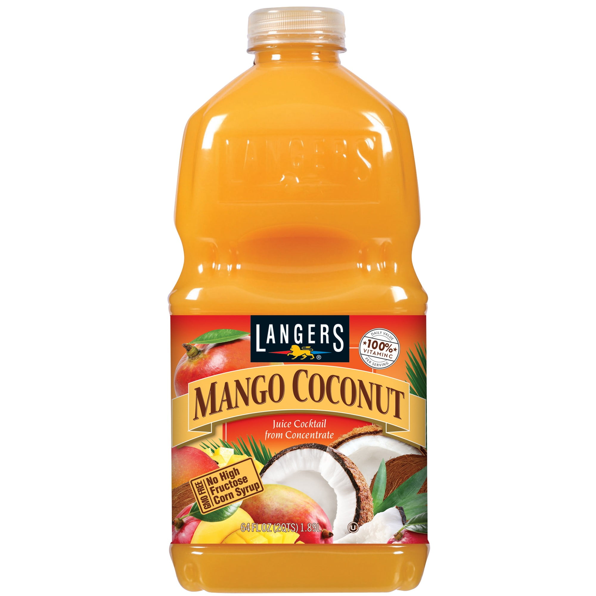 Langers Mango Coconut Juice Cocktail, 64 Fl Oz - Walmart.com