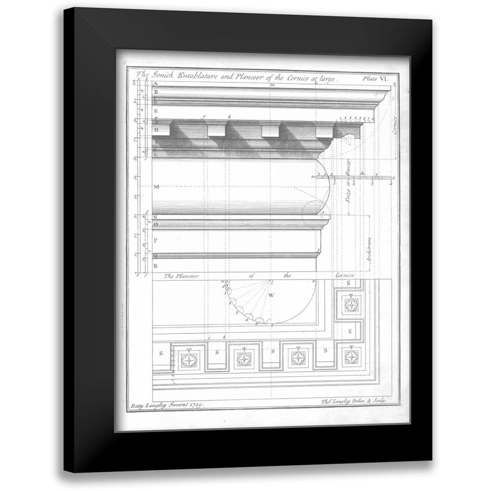 Langley, Batty 15x18 Black Modern Framed Museum Art Print Titled - The ...