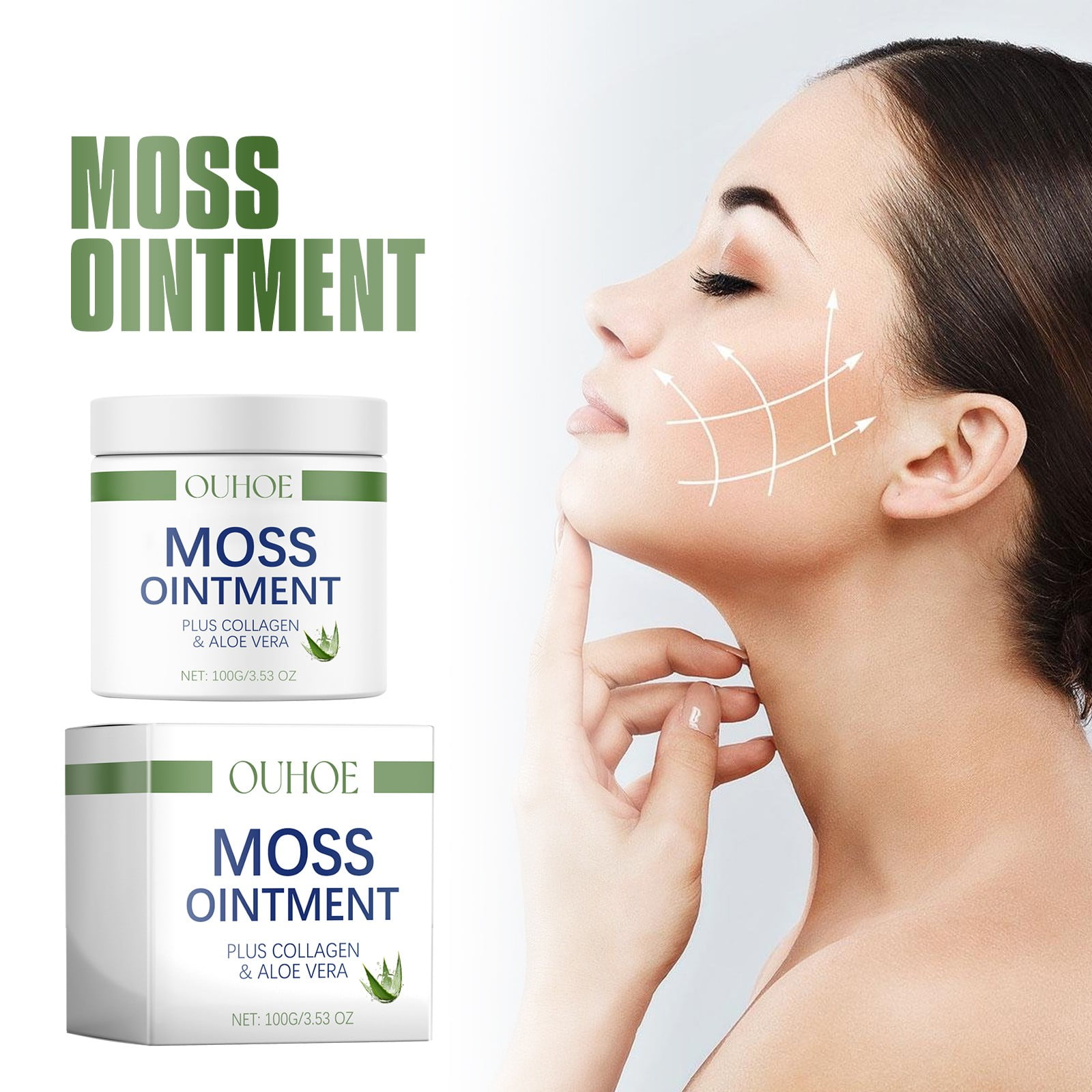Langruiwanju Clearance Saludable Belleza! Moss Paste Against Wrinkles ...
