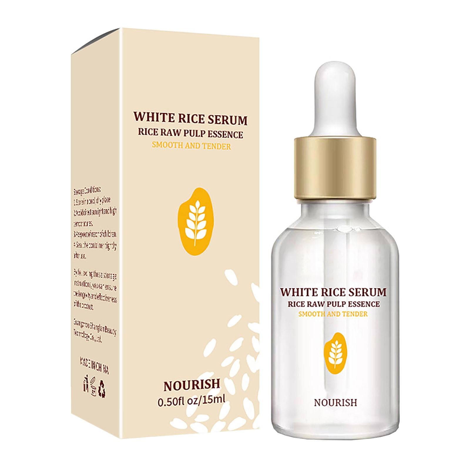 Langruiwanju Estética Markdown! Rice Serum for Skin Turn White, Nourishes Facial Skin Rice Serum ...