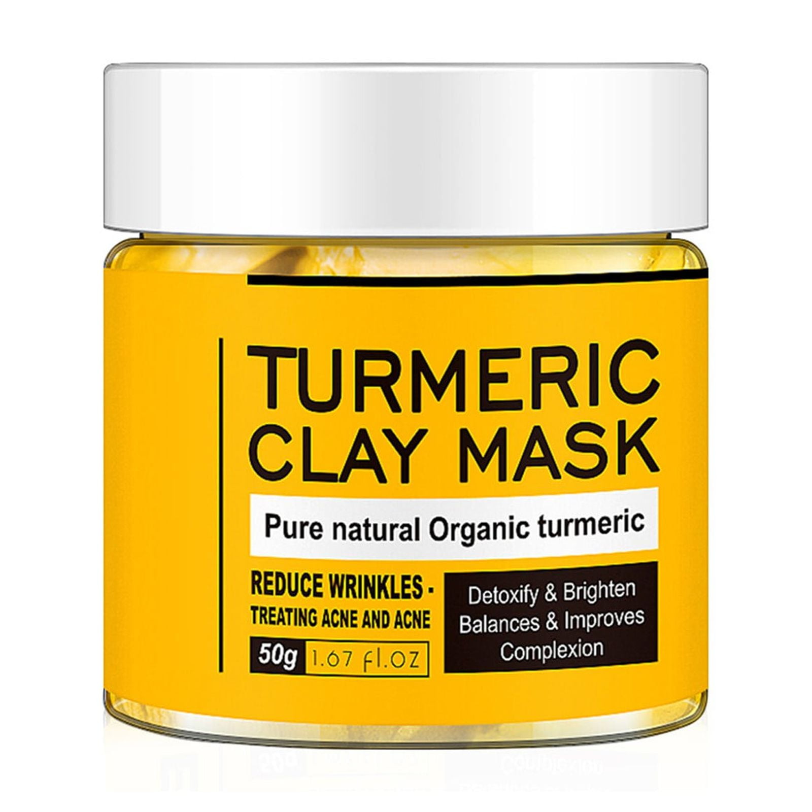 Langruiwanju Good-looking Markdown! Turmerics Mud Facial Mask, Anti ...