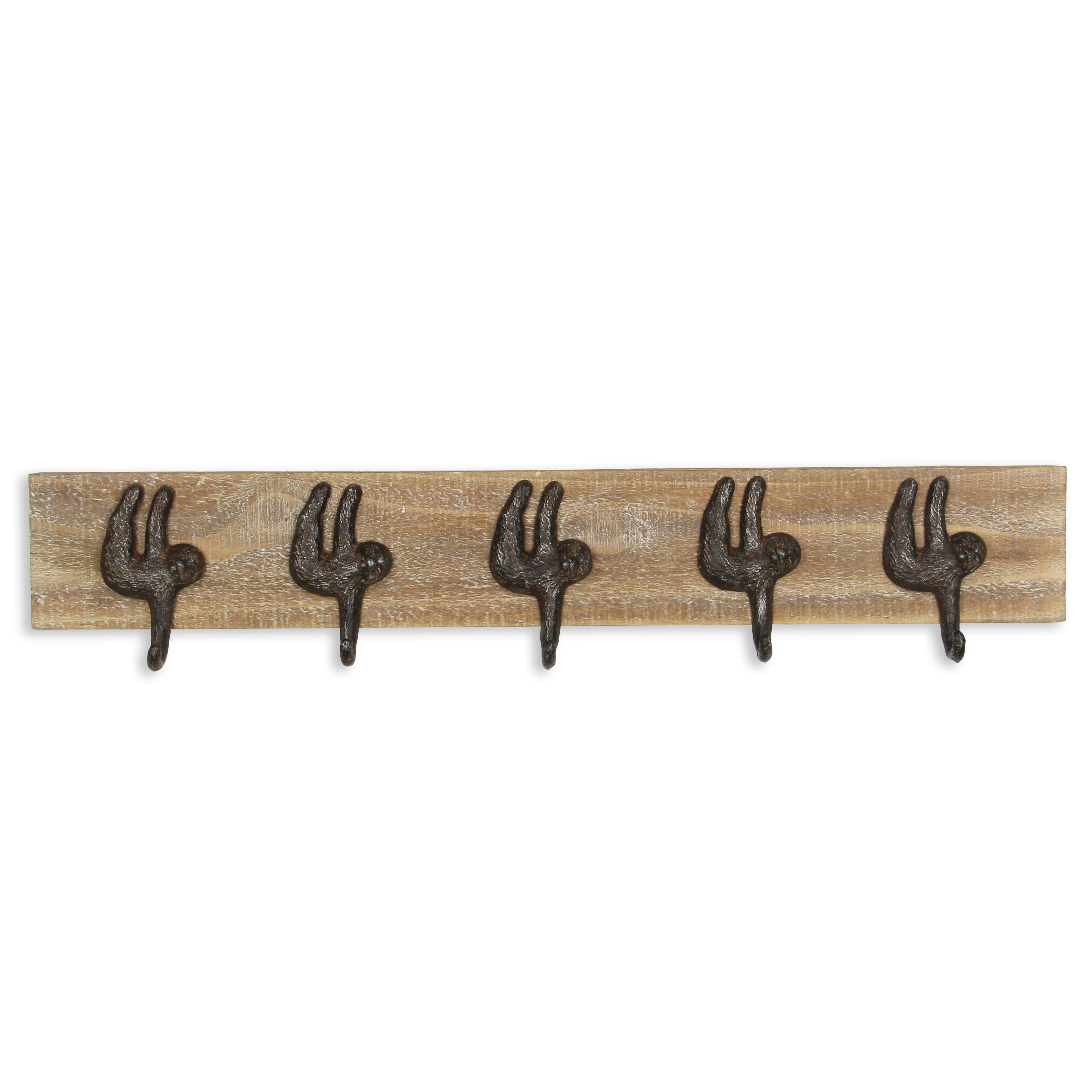 Langsam Sloth Themed Coat Rack - 5 Hook - Walmart.com