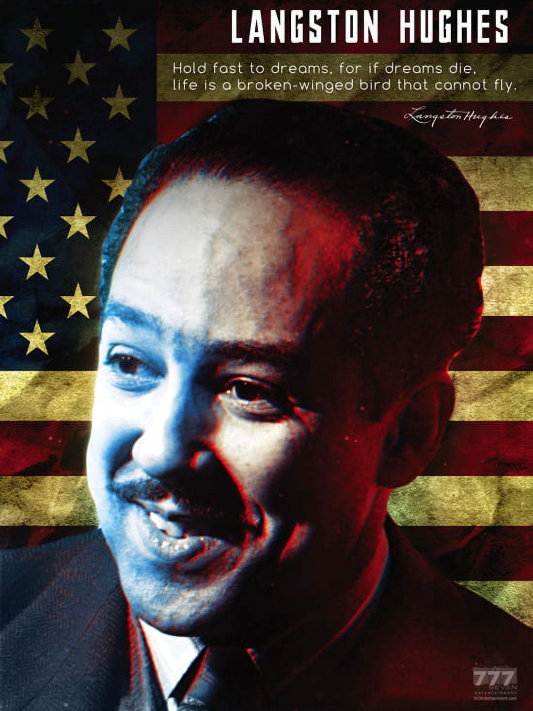 Langston Hughes Poster Hold Fast to Dreams Classroom Quote (18x24 ...