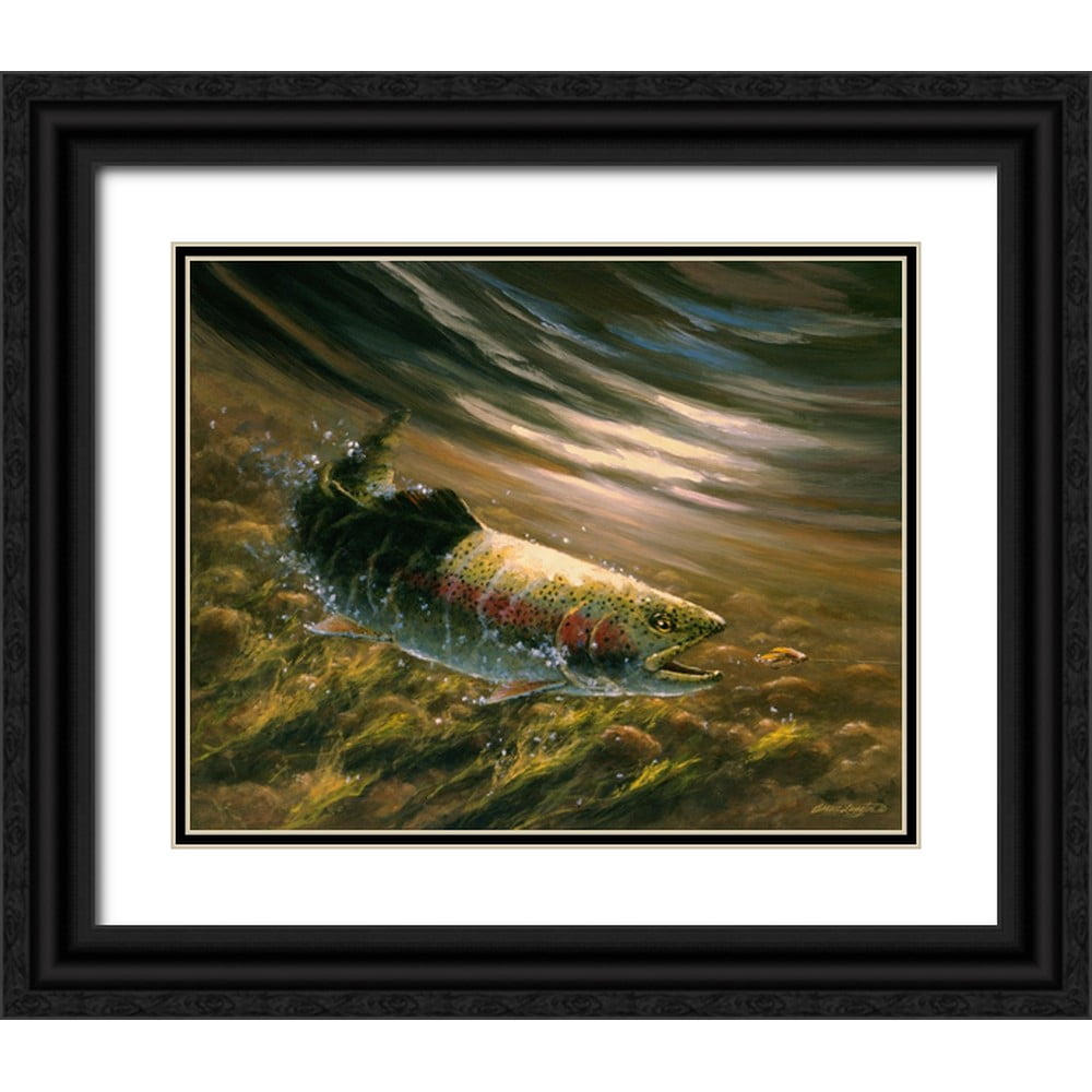 Langton, Bruce 18x15 Black Ornate Wood Framed with Double Matting ...