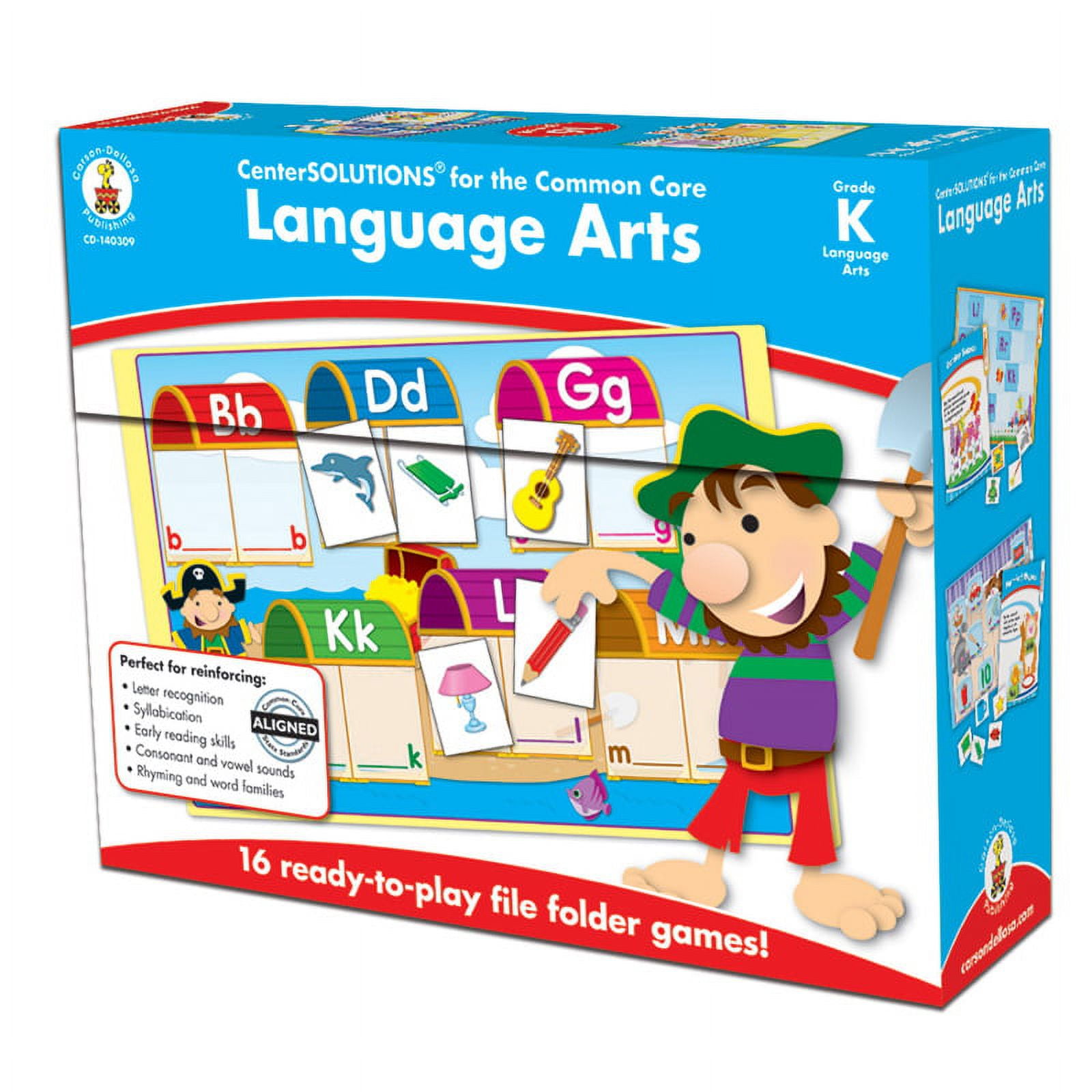 Language Arts File Folder Game, Grade K - Walmart.com
