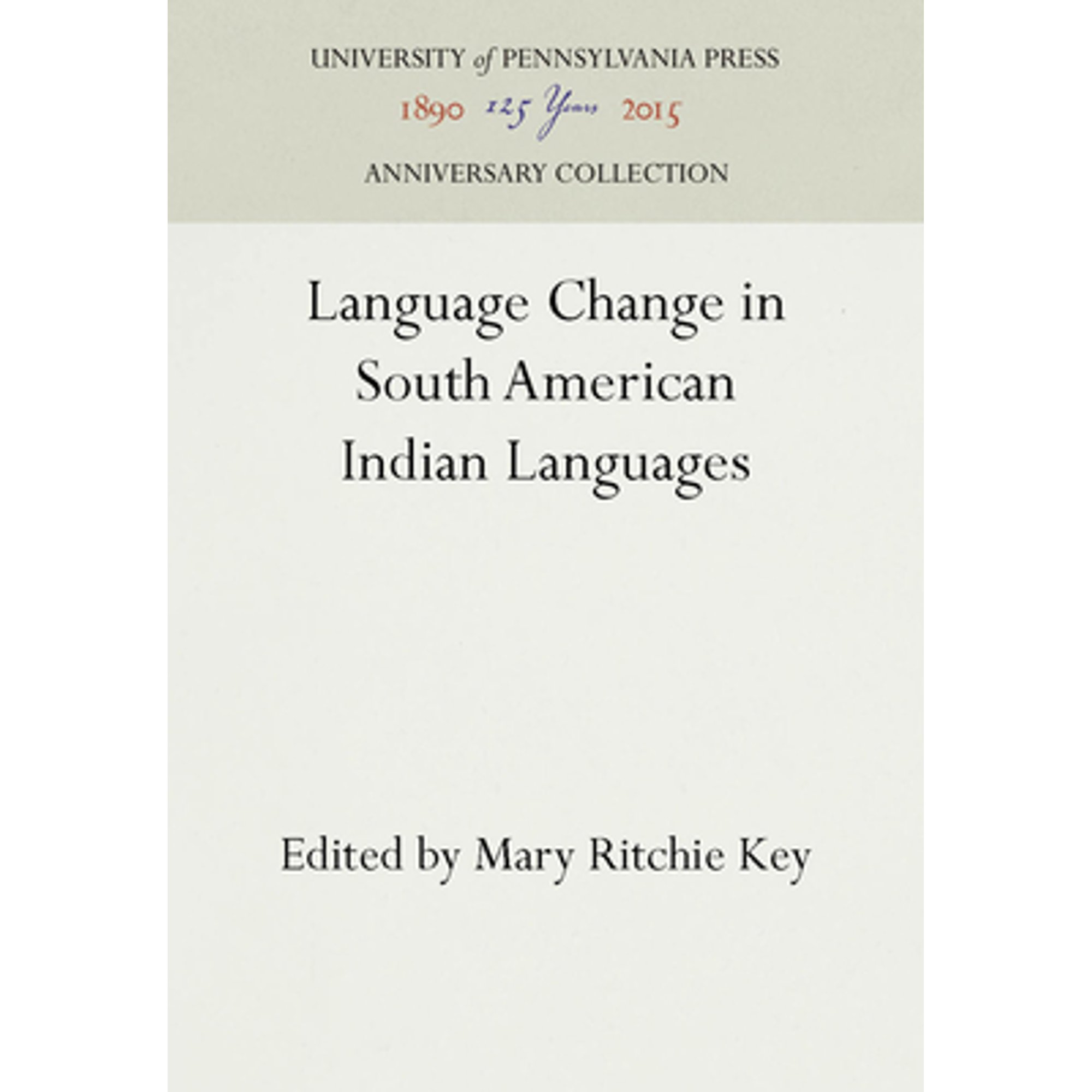 Pre-Owned Language Change in South American Indian Languages (Hardcover ...