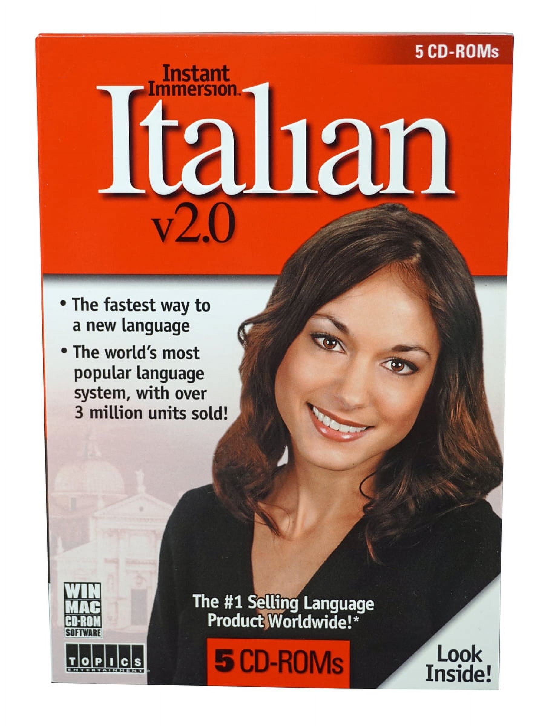 Language Learning Italian (5 CD-Rom Set) - PC & MAC Software Designed ...