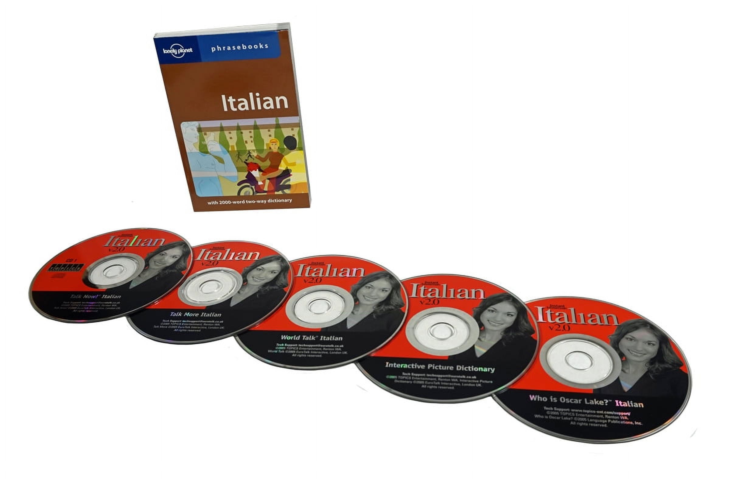 Language Learning Italian (5 CD-Rom Set) - PC & MAC Software with Book ...