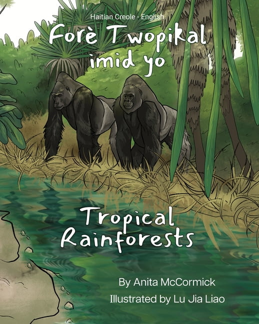 Language Lizard Bilingual Explore Tropical Rainforests (Haitian Creole ...