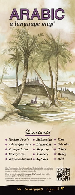 Language Map: Arabic a Language Map : Quick Reference Phrase Guide for ...