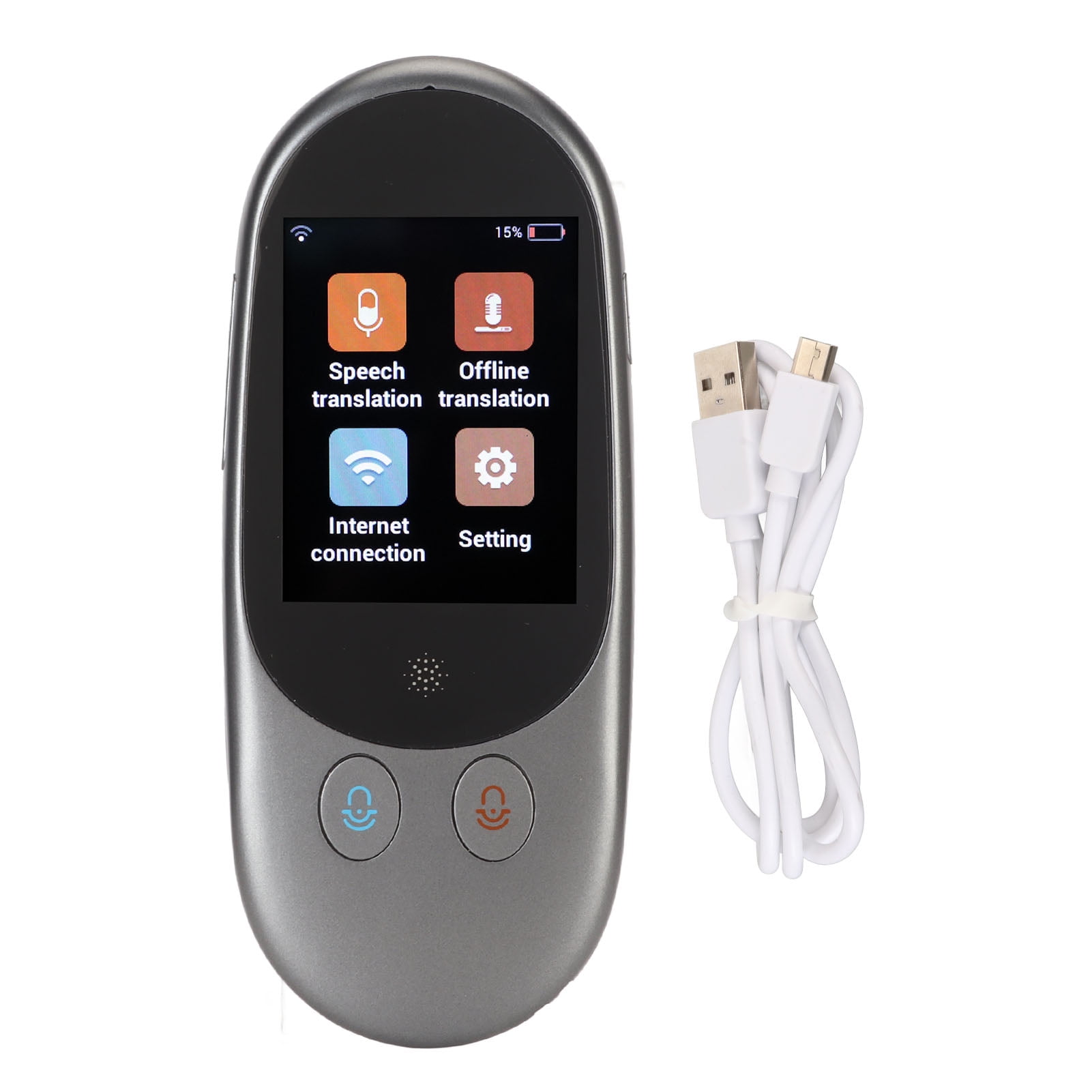 Language Translator Device 126 Different Languages 2.4inch LCD Touch ...