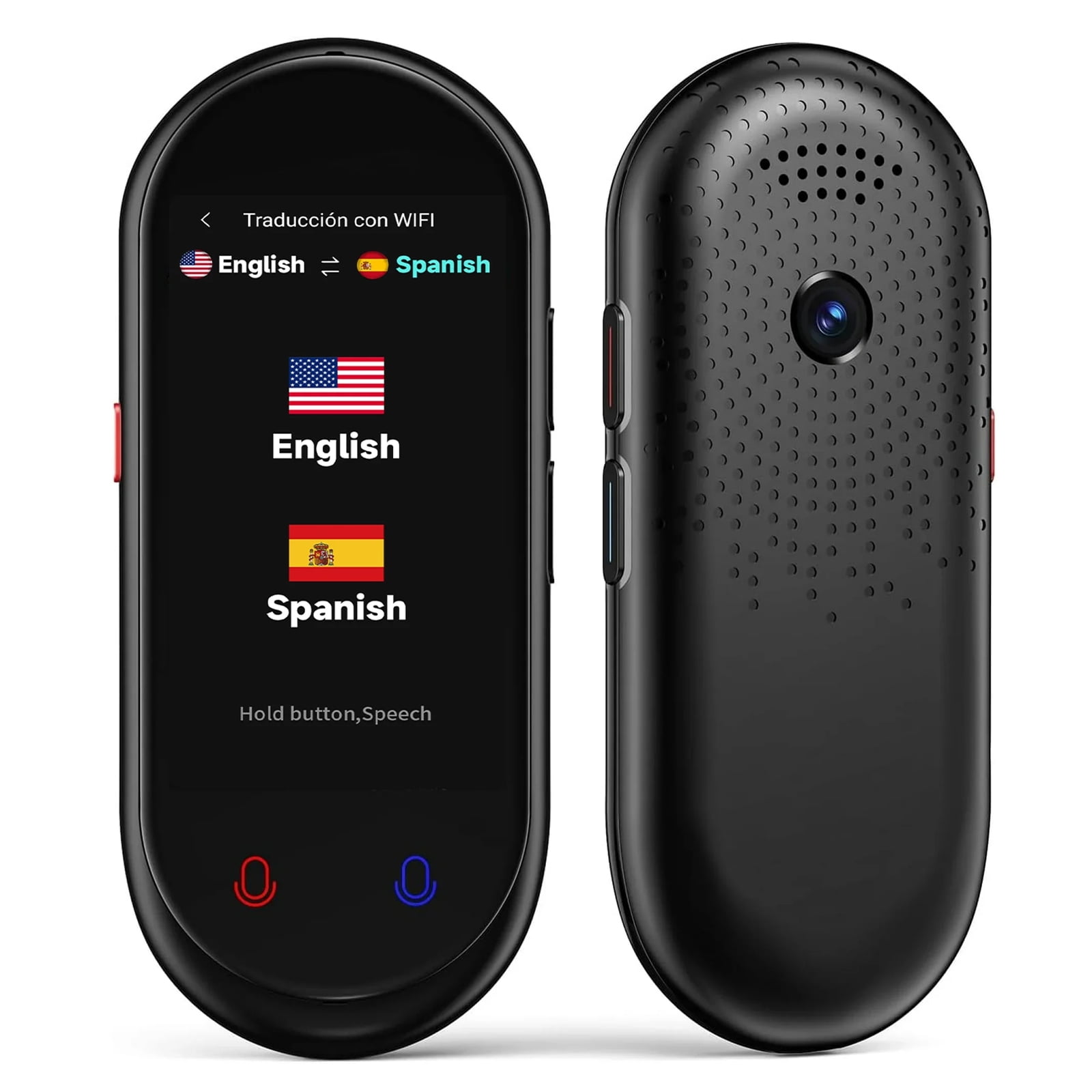 Language Translator Device,137 Languages Portable Two-Way Instant Translator - 2 Way Offline ...