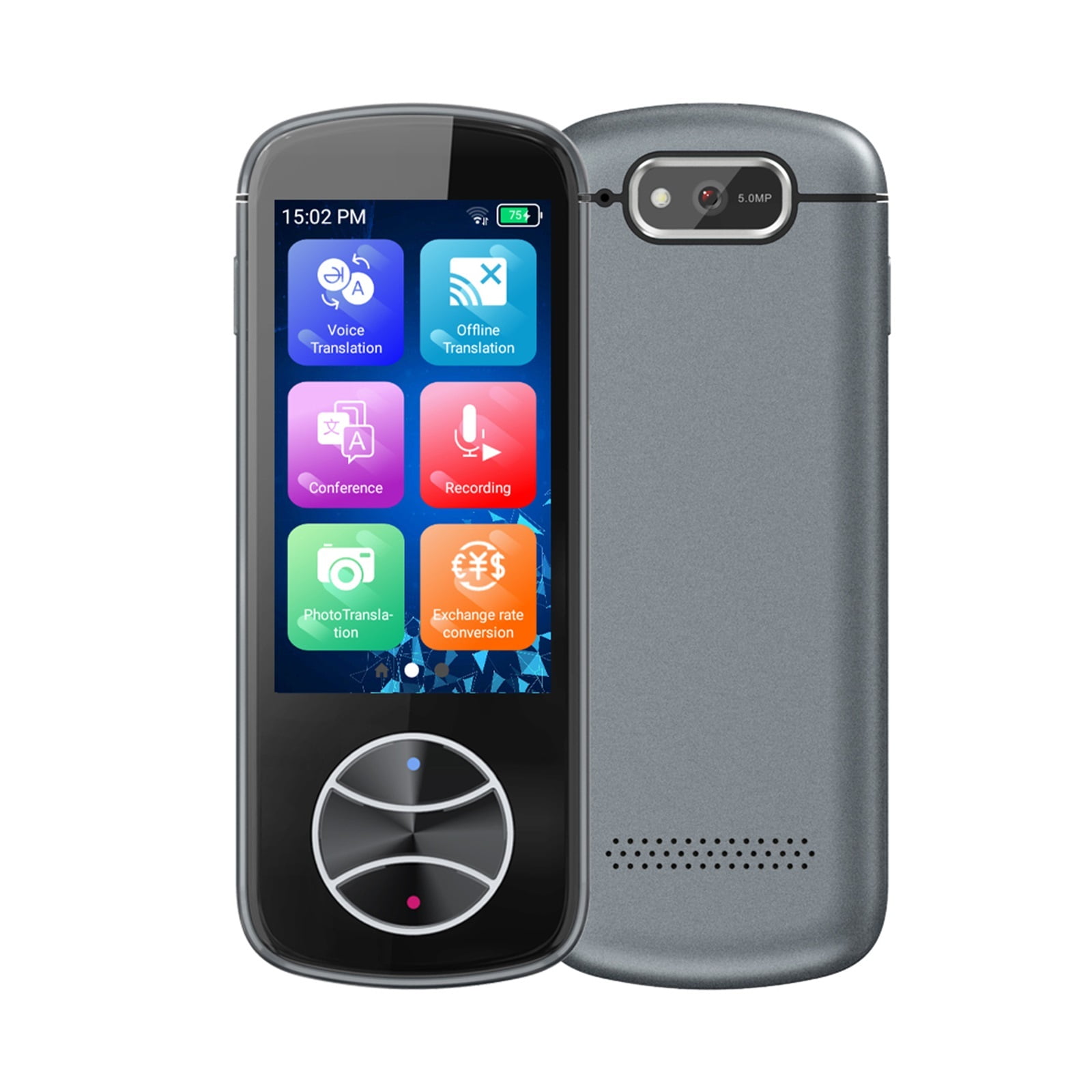 Language translator device Portable Translator 137 Language Smart Translator Offline In Real ...