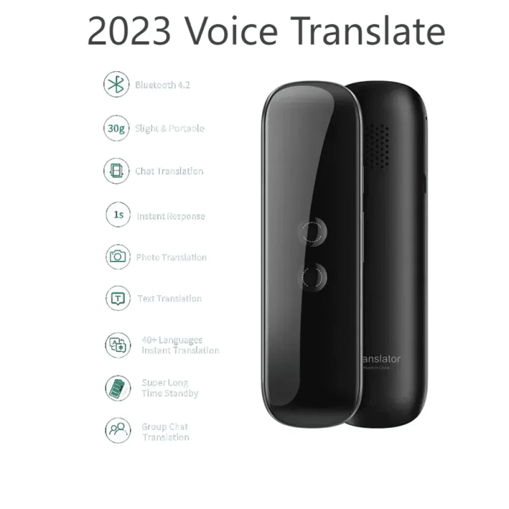 Languages AI Voice Translator App Bluetooth Real Time Instant Photo ...
