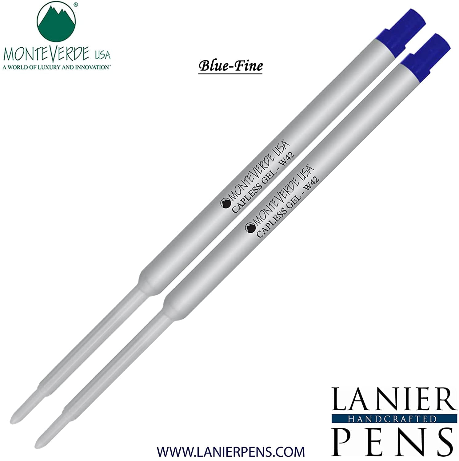 Lanier Combo Pack - 2 Pack - Monteverde Capless Ballpoint W42 Gel Ink ...