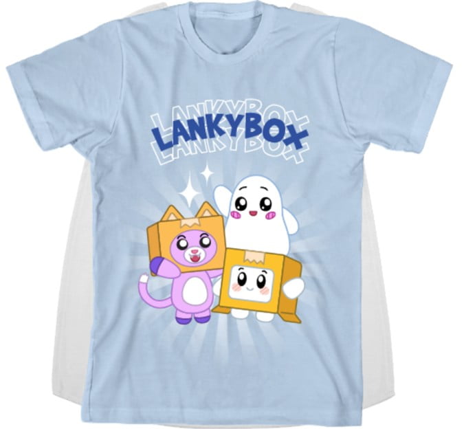 Lanky Box Boys Costume Cape Short Sleeve T-Shirt, Sizes XS-2XL ...