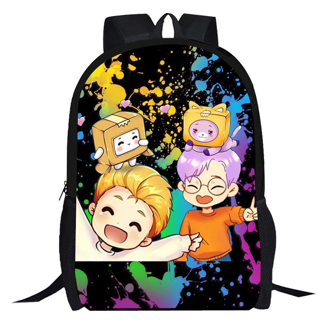 Lanky Box Kawaii Backpack Anime Backpack 3d Print Lightweight Travel ...