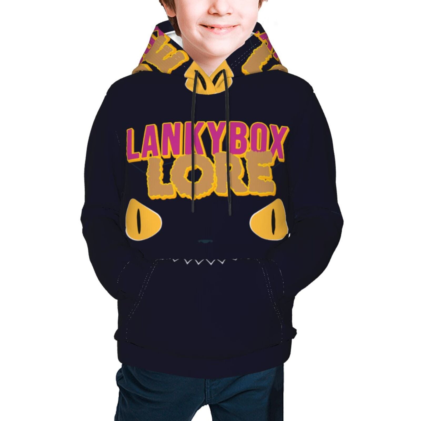 Lanky-Box Logo 1 Kids/Youth Hoodie Jacket Hoody, Teen Hooded Sweatshirt ...