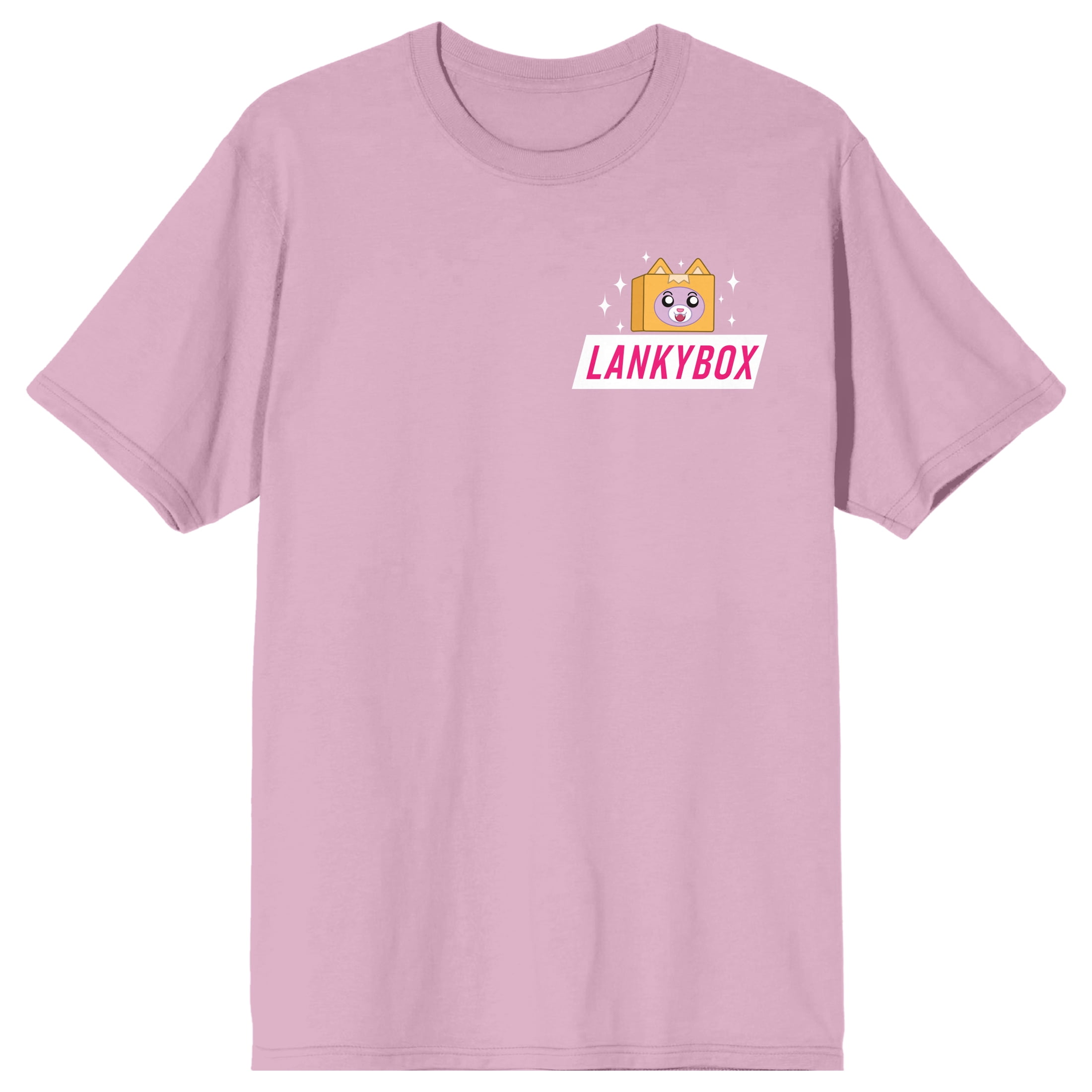 LankyBox Foxy Women's Pink Short Sleeve Tee-XXL - Walmart.com