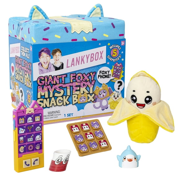 LankyBox Giant Foxy Surprise Snack Box, YouTube Gaming Channel, Mystery ...