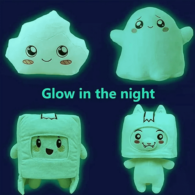 LankyBox Plush Toys for The Biggest Fans,LankyBox Glow in The Dark ...