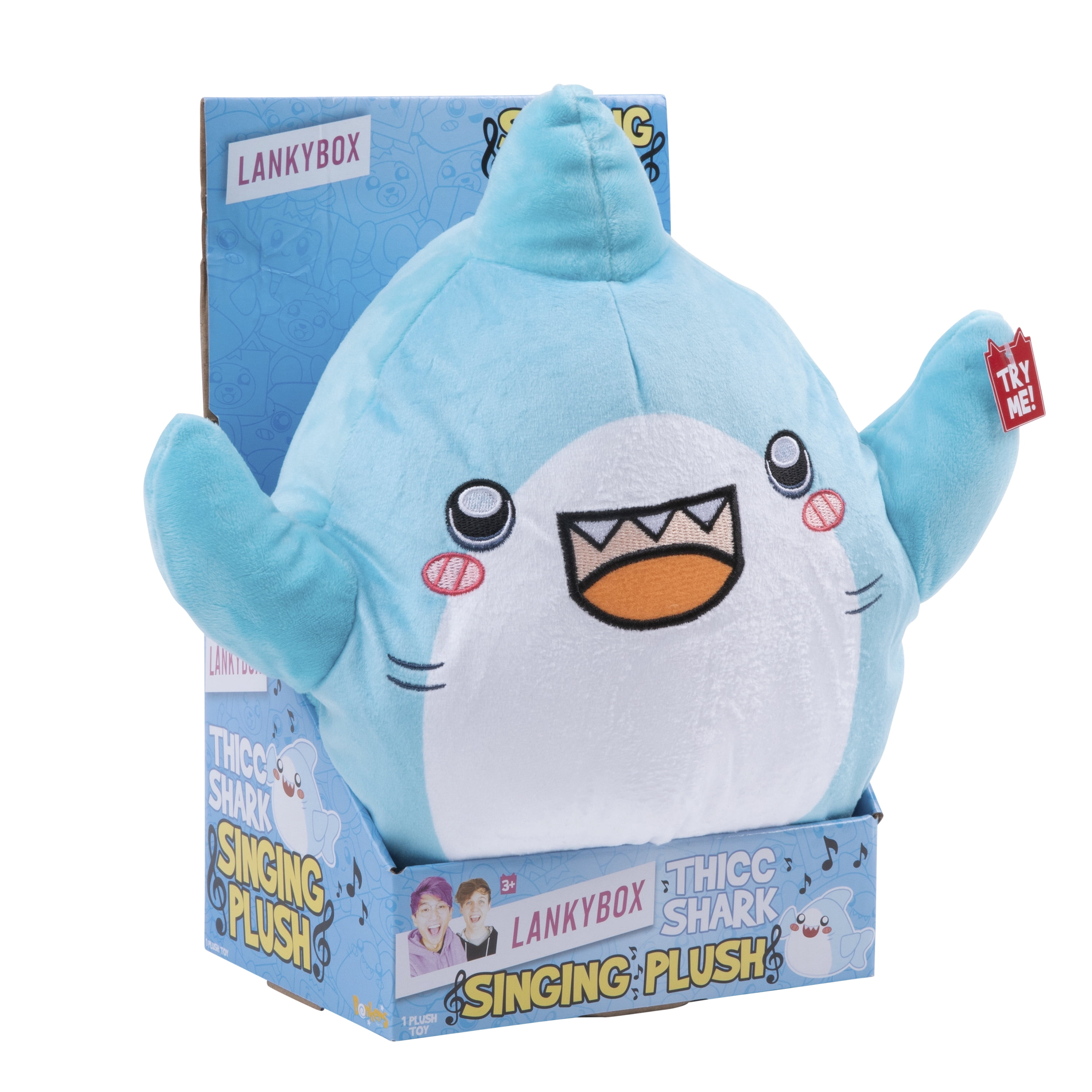 LankyBox Thicc Shark Singing Plush - Music Toy - 11 Tall - Walmart.com