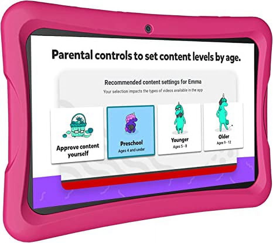 LanliyunoutletKids Tablet 10 inch, Android 12, Wi-Fi 6, 8000mAh Battery ...