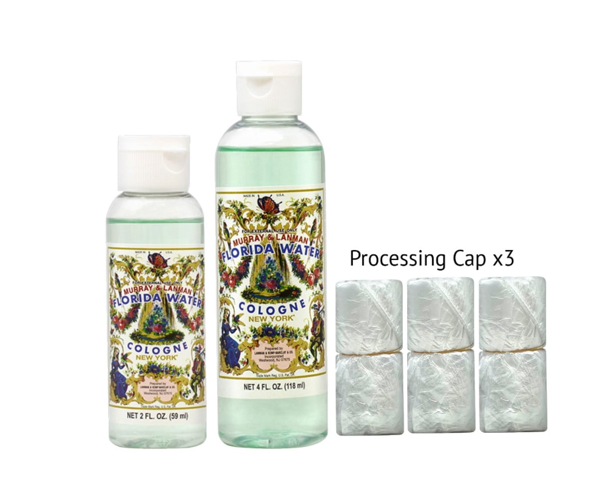 Lanman & Kemp Aqua De Florida 2oz + 4oz + 3 Processing Caps - Walmart.com